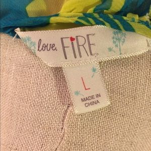 love, Fire | Tops | A Beautiful Bright Sheer Top For Summer | Poshmark